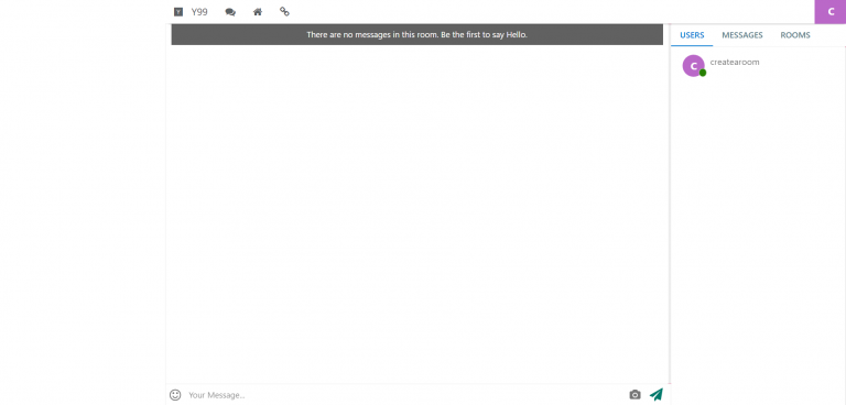 Create your own chat room - Y99