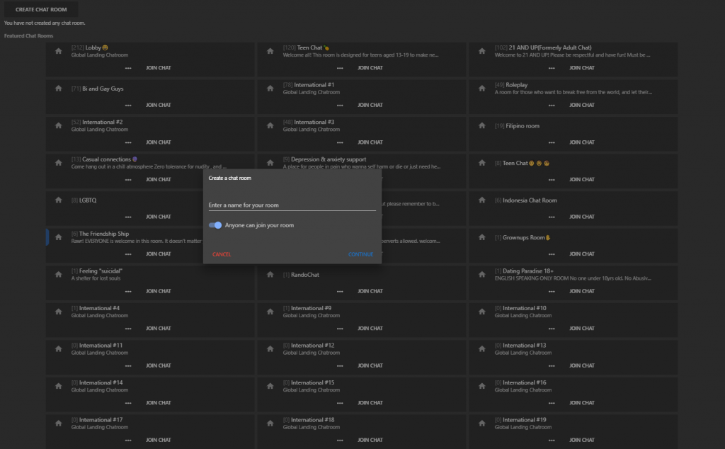 How do I make a chat room on Y99? – Y99 Blog