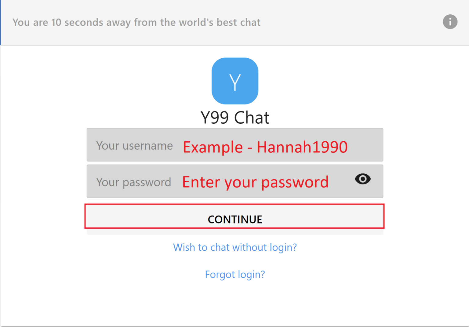 How to login to Y99? - Y99