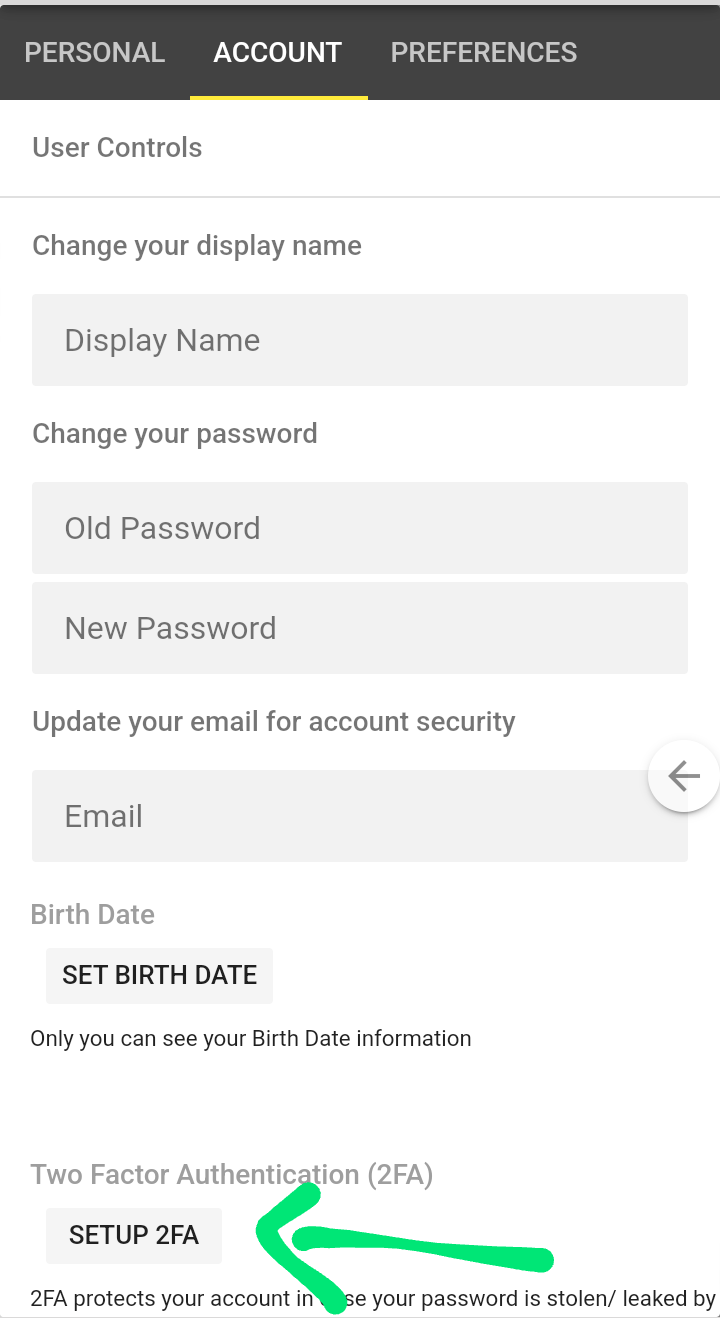 How to enable Two-Factor Authentication (2FA) on Y99 - Y99