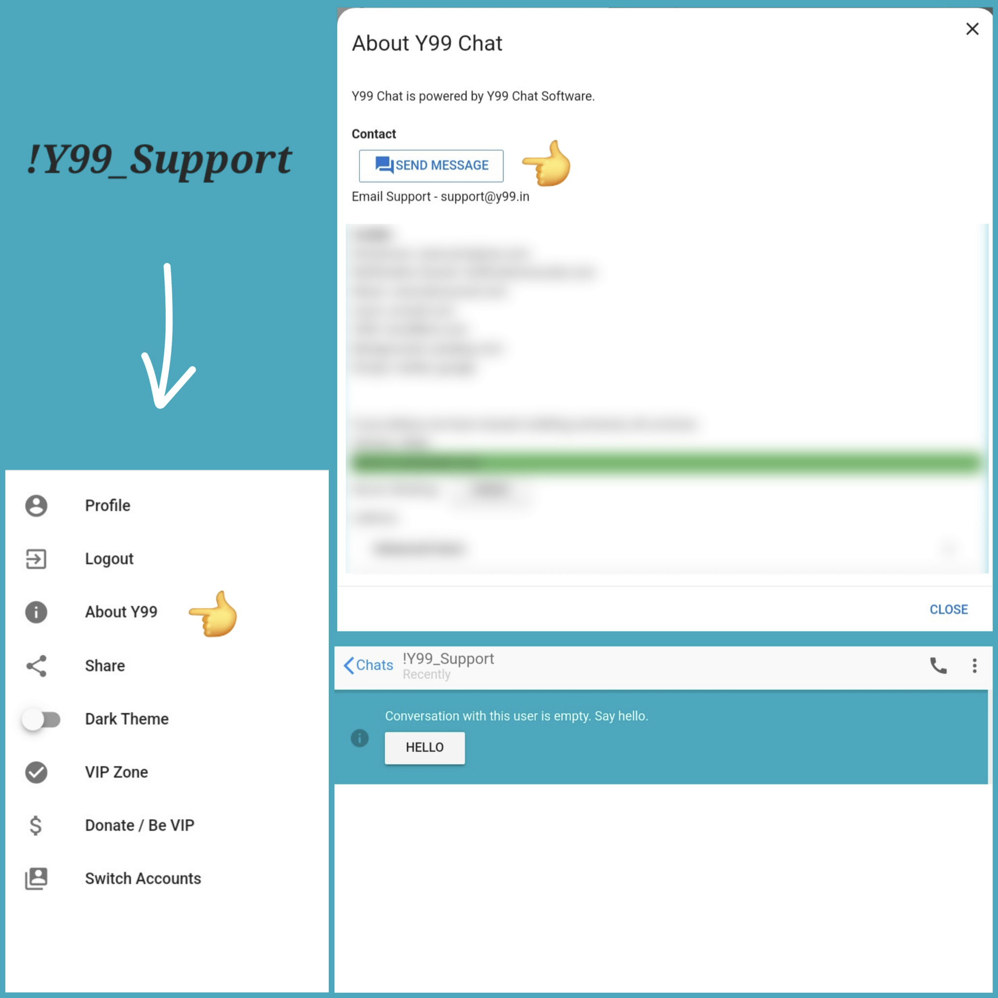 Y99 SUPPORT: How to reach us and get help! - Y99